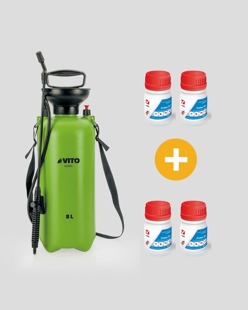 8 Liter Sprayer with Draker Insecticide